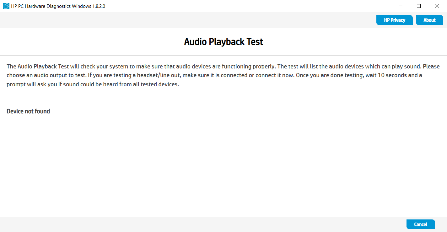 Solved: No Audio Output Devices found (no speakers) - HP Support ...