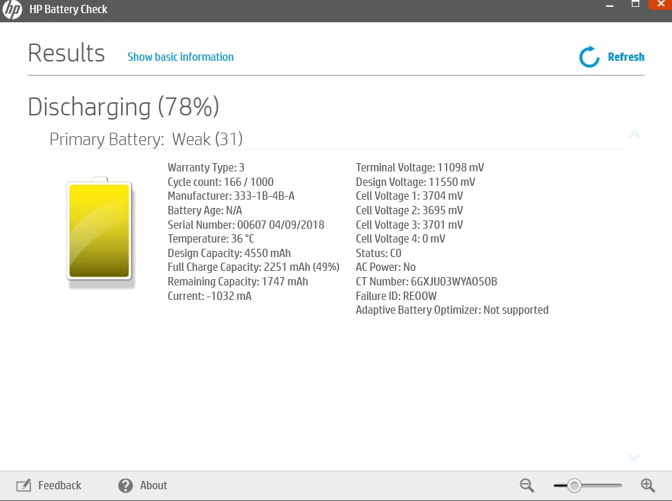 Battery status - HP Support Community - 8491275 Battery status - HP Support Community - 8491275
