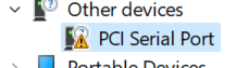 Solved: Missing PCI Serial Port Driver - HP Support Community - 8493695