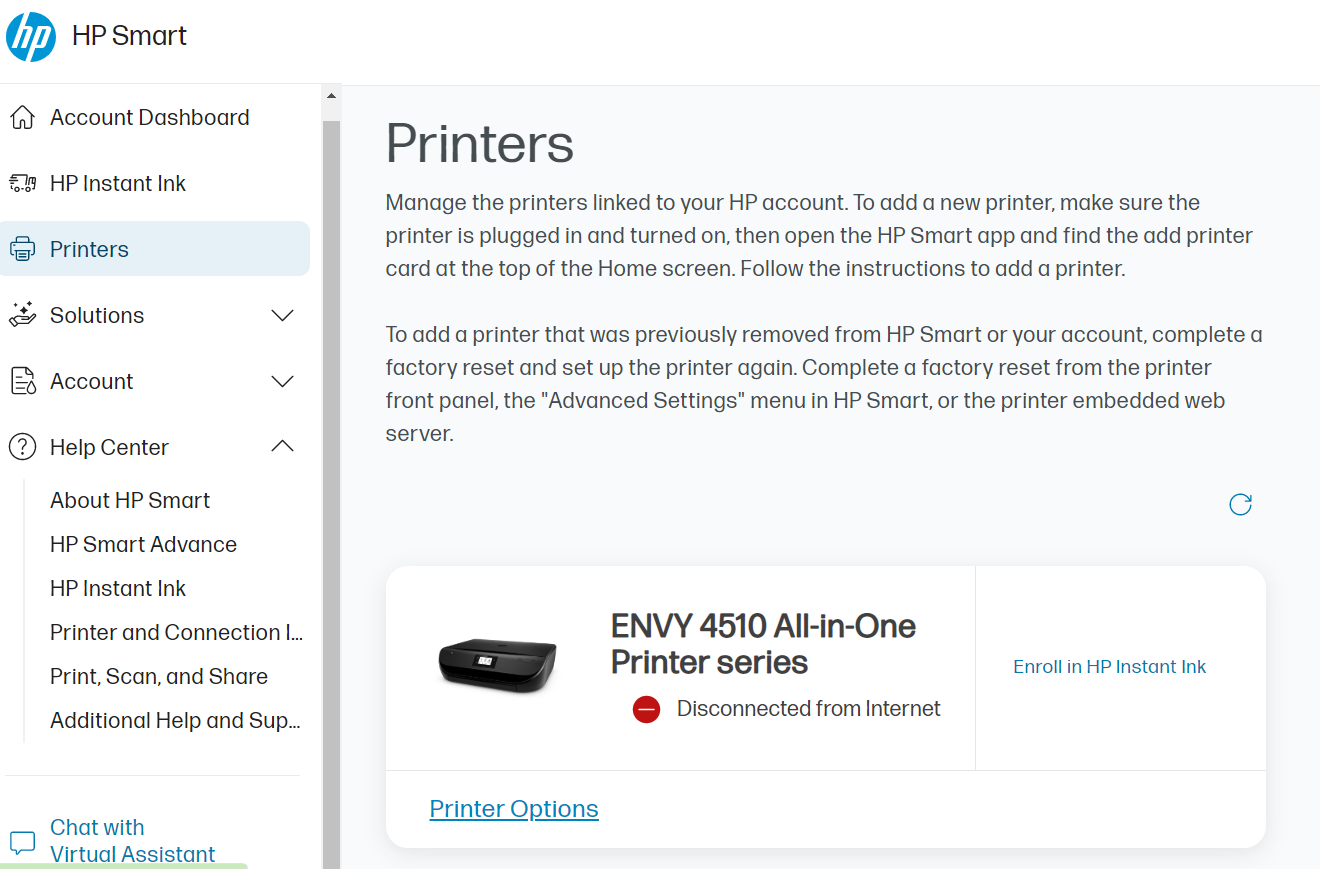 How do I remove this printer from HP smart? But its keep ask... - HP ...