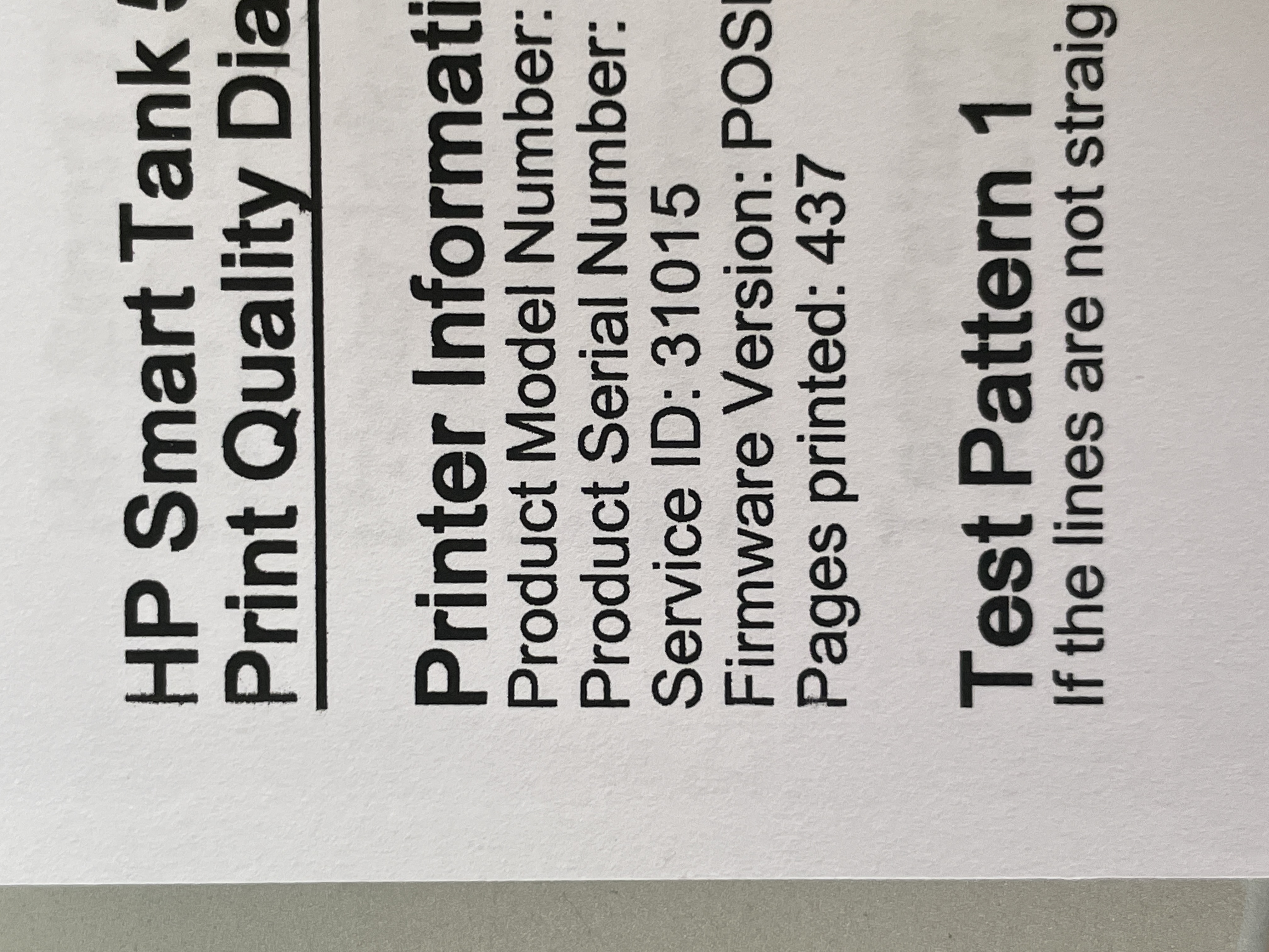 Black color print smear - HP Support Community - 8500374