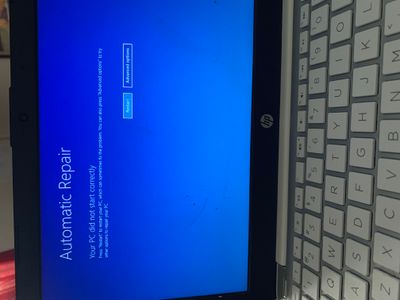 Automatic repair - HP Support Community - 8505037