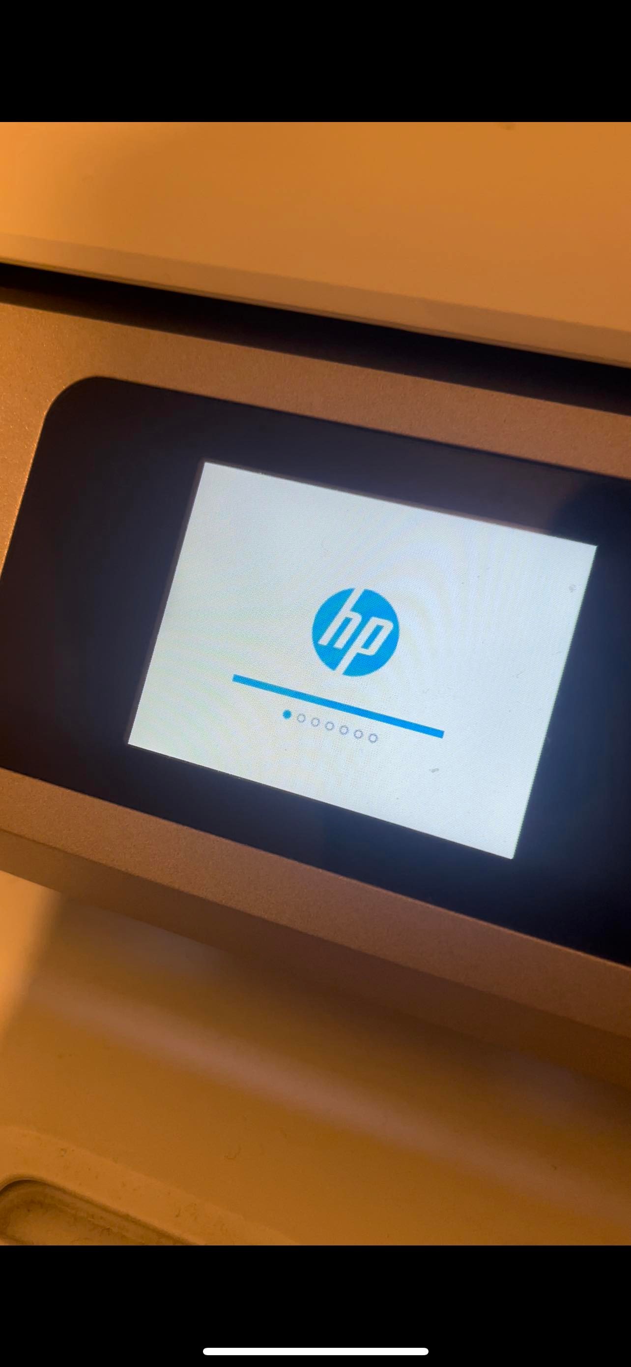 Printer stuck on start up screen - HP Support Community - 8449699