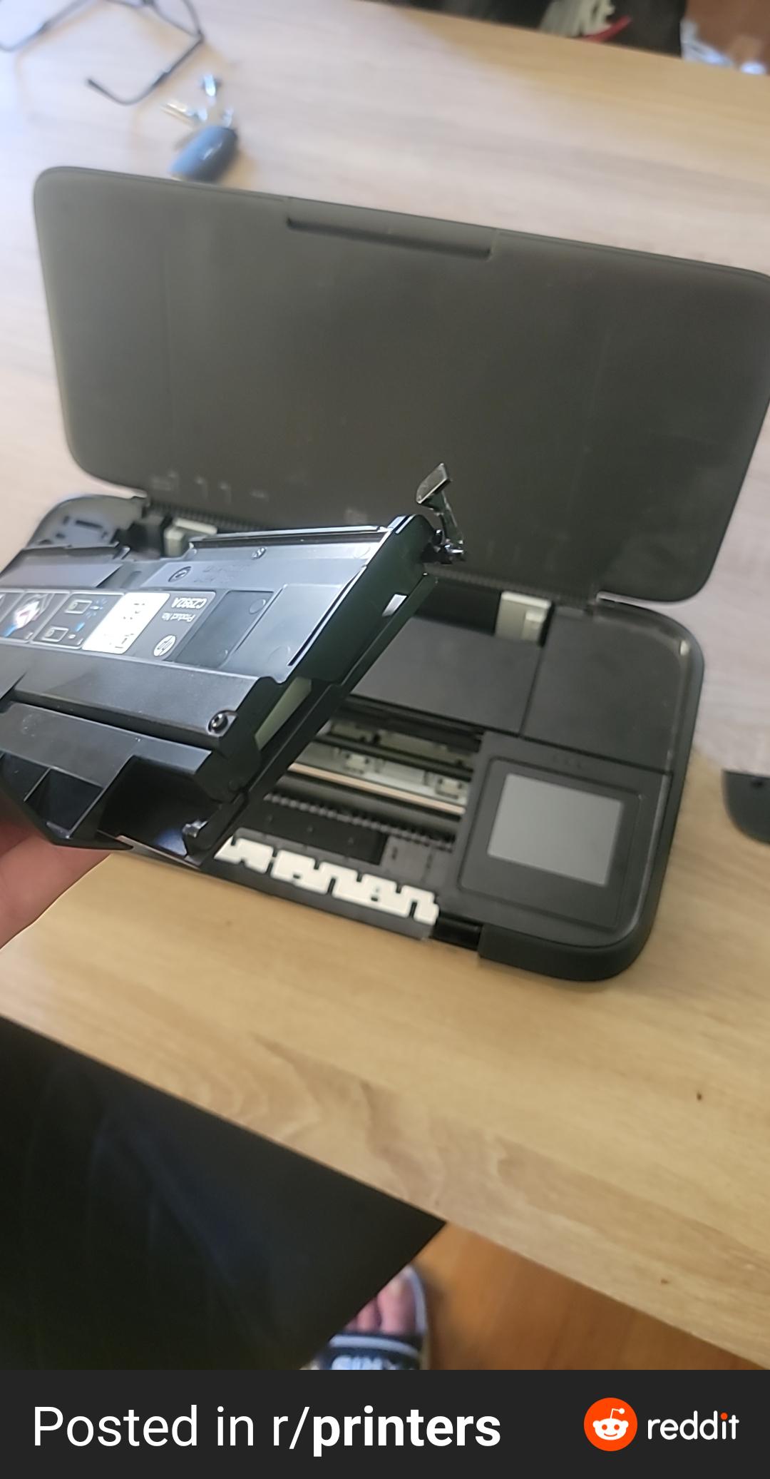 Officejet 250 Mobile "Door Open" - HP Support Community - 8506320