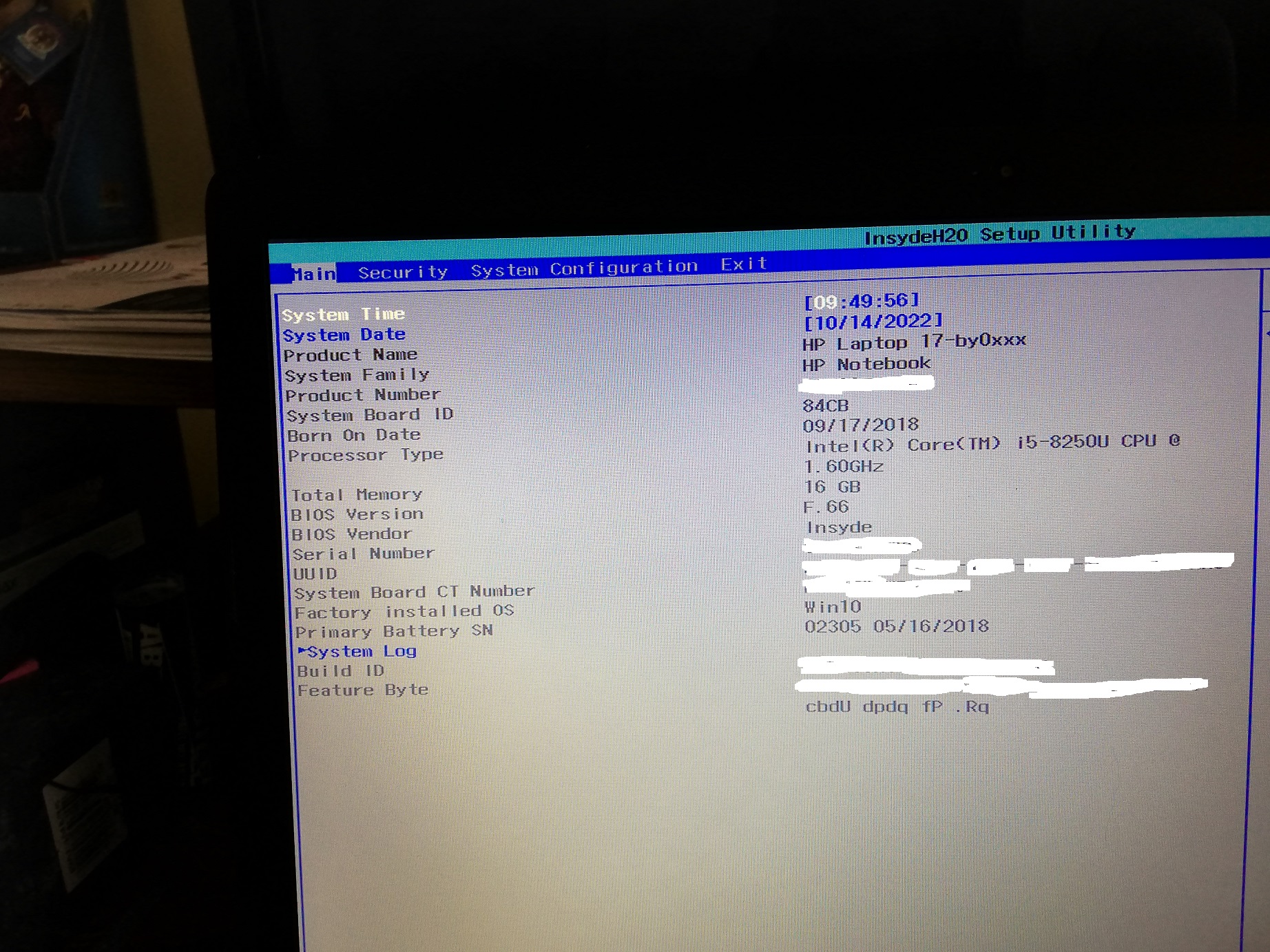 Original HDD not recognised on system after bios update. - HP Support ...
