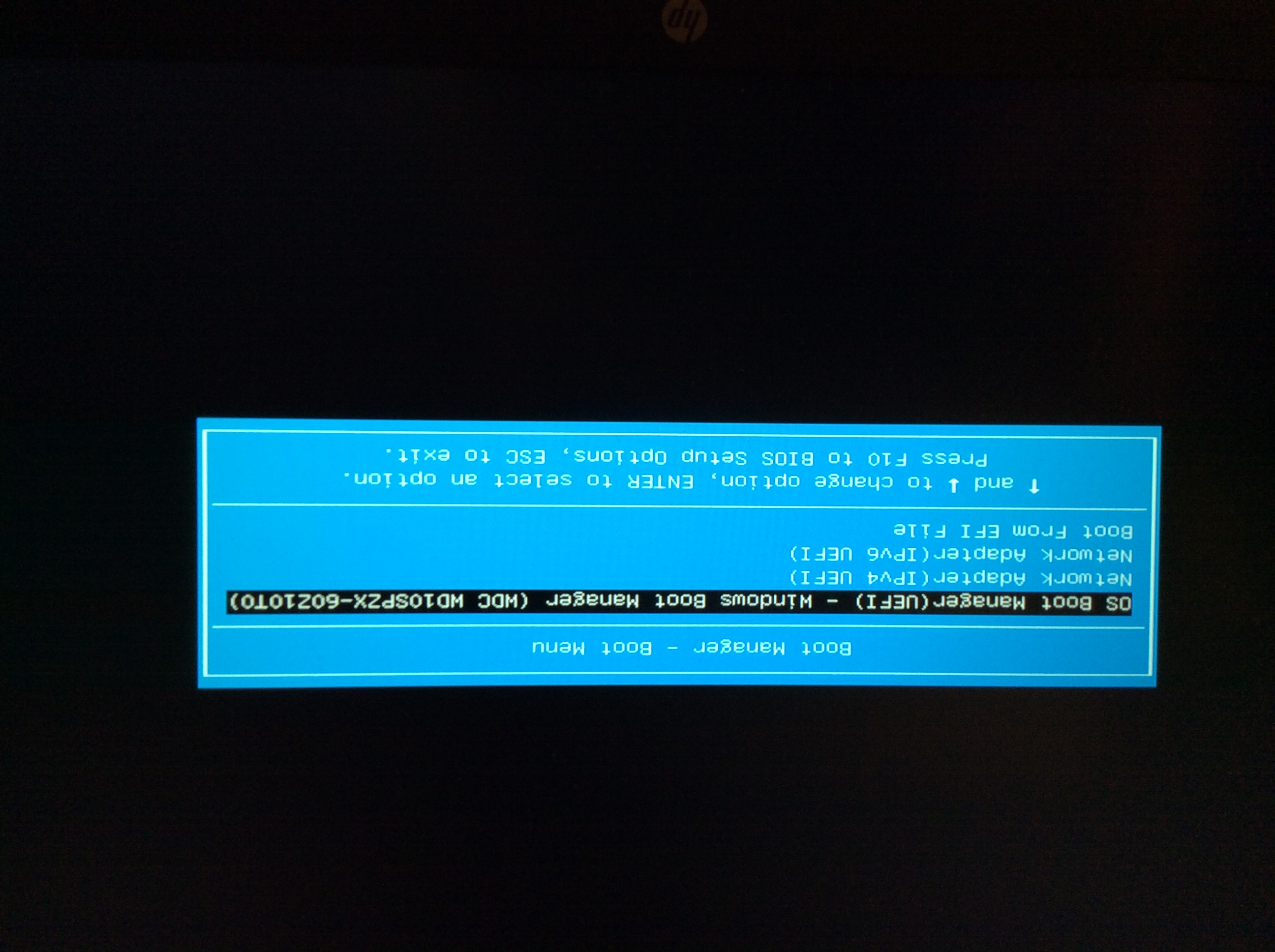 No cd rom boot option - HP Support Community - 8510620