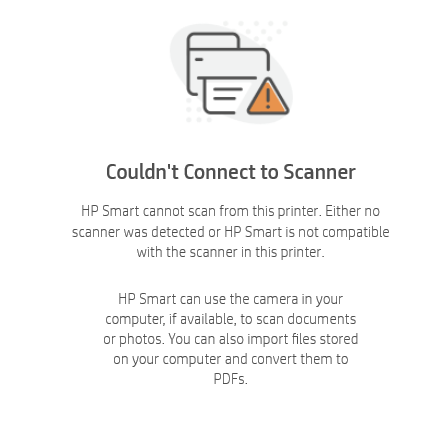 Scanning only feature not working - HP Support Community - 8511513