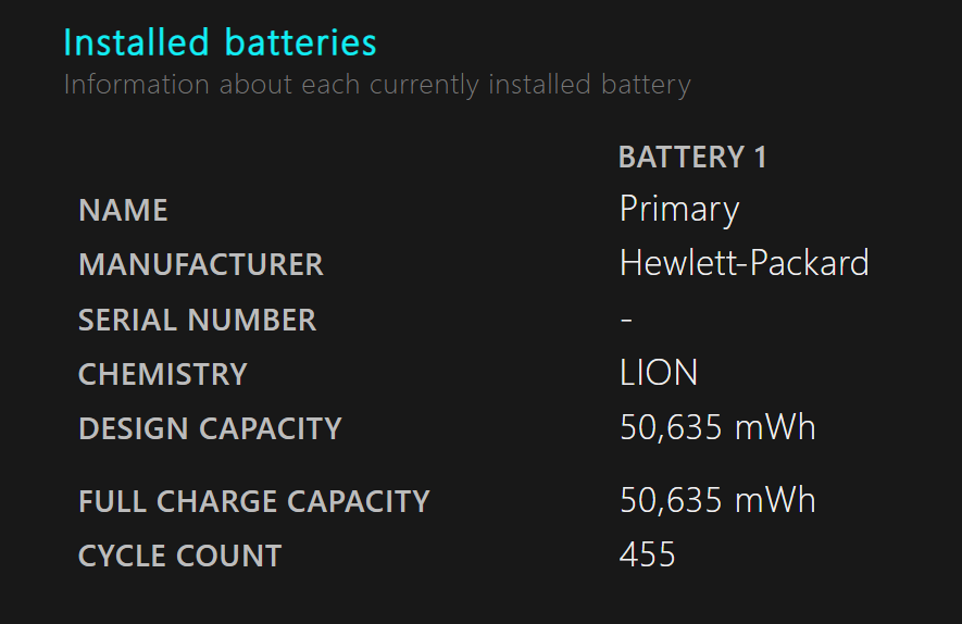 Solved: battery related problem - HP Support Community - 8514781