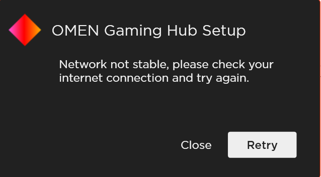 Omen Gaming Hub Install Issue - HP Support Community - 8515341