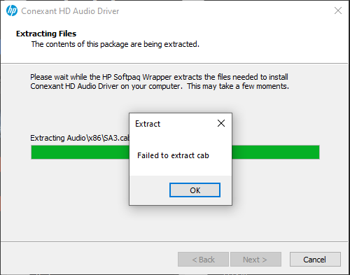 Solved: Conexant Audio Device - HP Support Community - 8516873