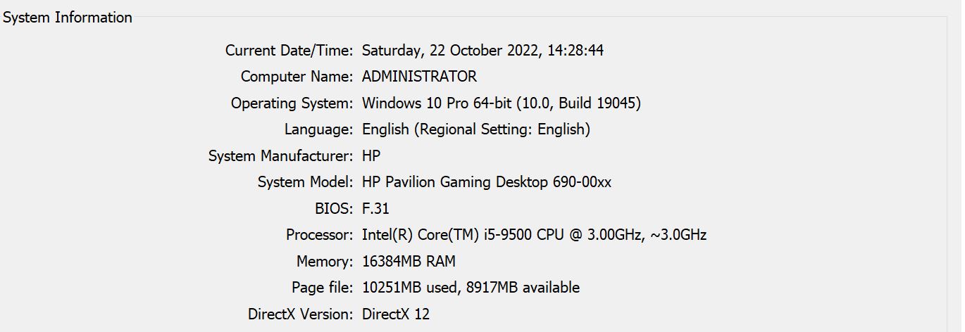 My pc has Intel i5 9500 6 core 12 logical processors cpu but... - HP ...