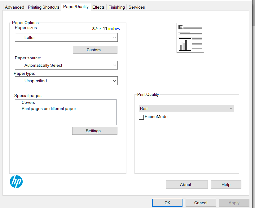 How Do I Permanently Tun Off "Save Ink/Toner"? - HP Support Community ...