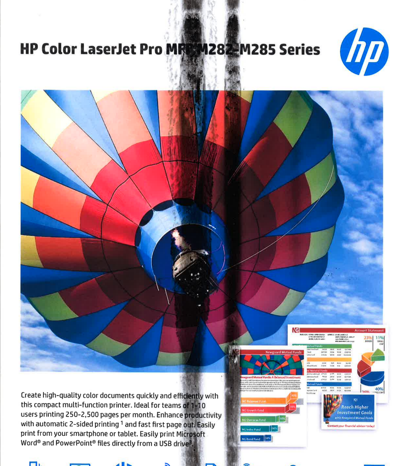 HP Color LaserJet Pro MPRM282 /M285 Schwarze Streifen (Ger\D... - HP ...