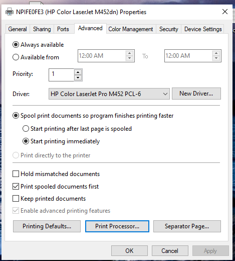 Job Storage - HP Support Community - 8521053