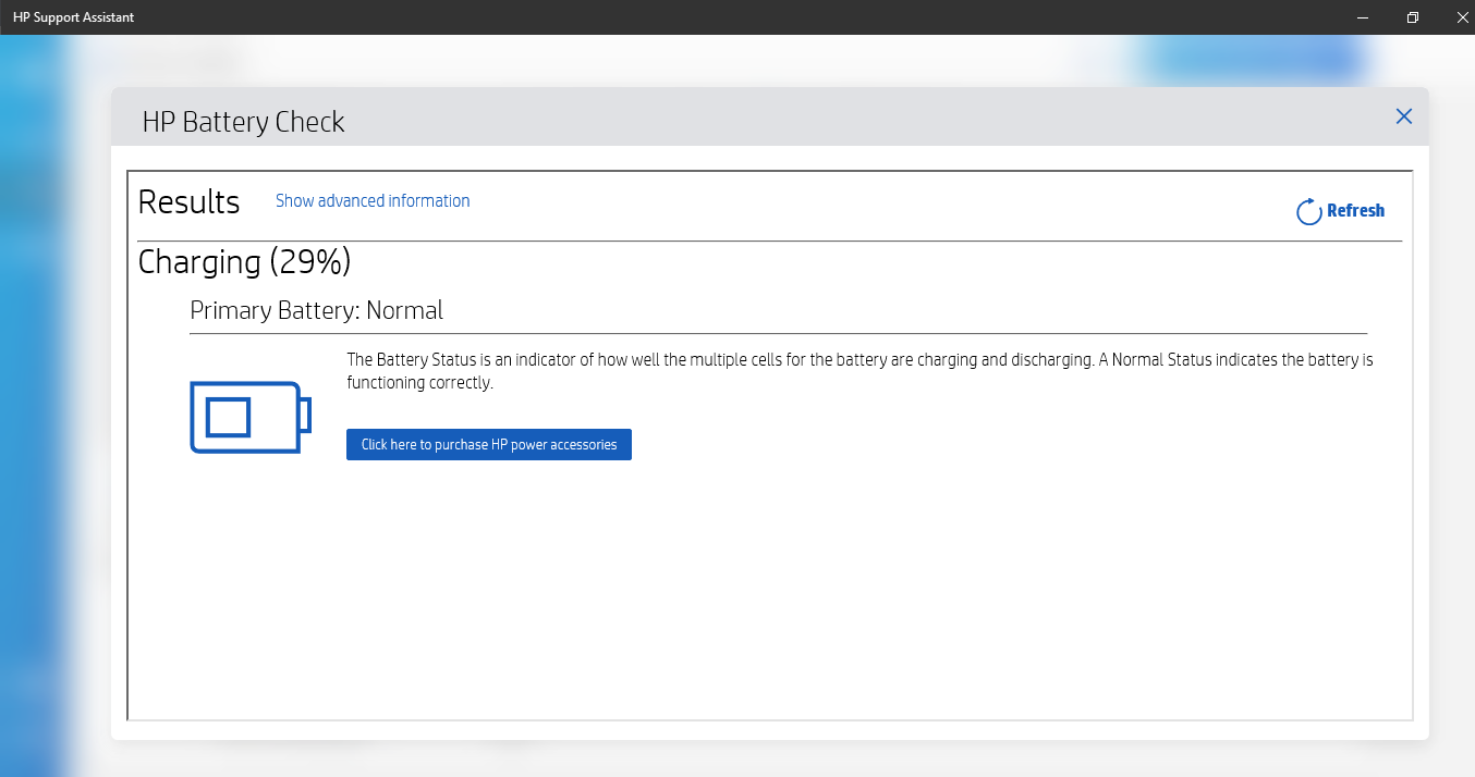 Notebook stops charging at 82-84%. Power Source Test Failed ... - HP ...