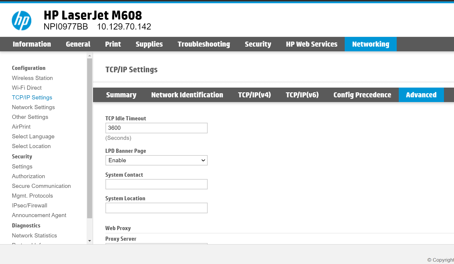 M608 and M609 printers falling off network even with sleep d... - HP ...