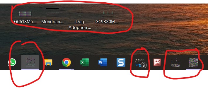 Task Bar / Home screen Icon images corrupt - HP Support Community - 8523989