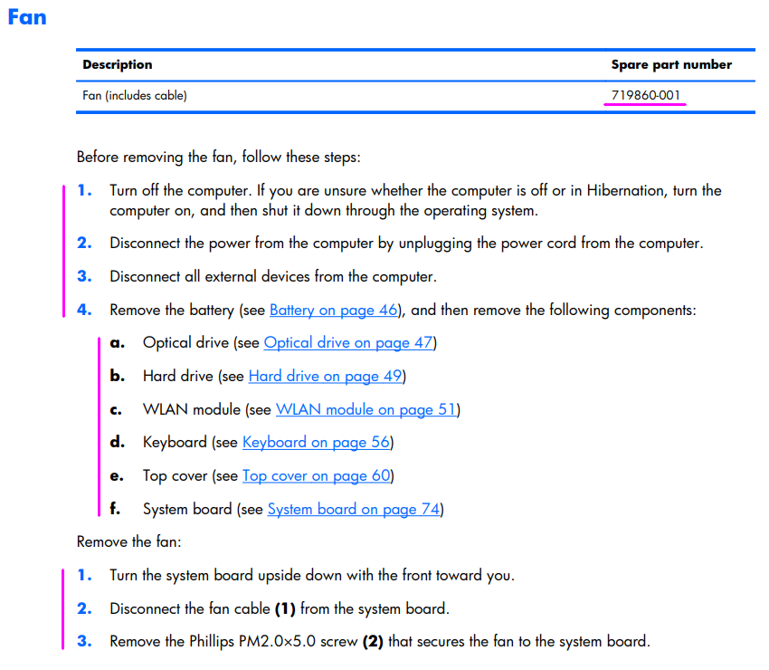 My laptop's fan isn't working so my laptop's not starting. - HP Support ...