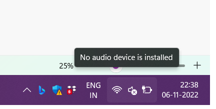 No audio device is installed - HP Support Community - 8530799
