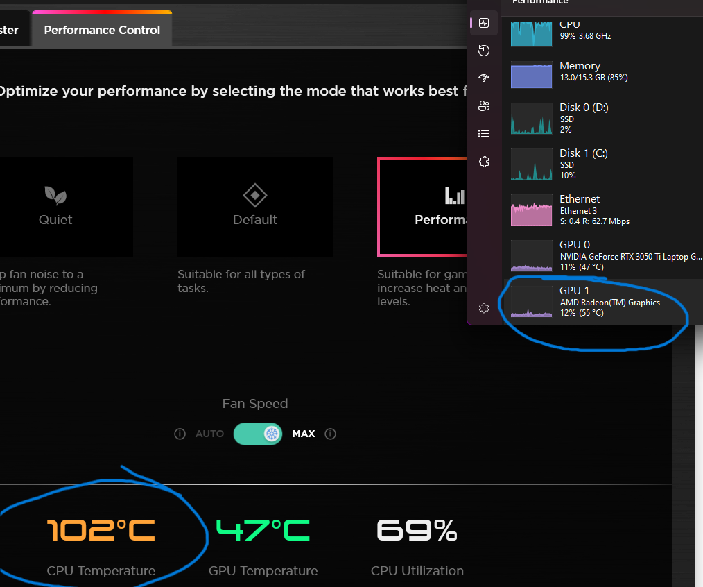 Why integrated GPU shows different temperature and CPU shows... - HP ...