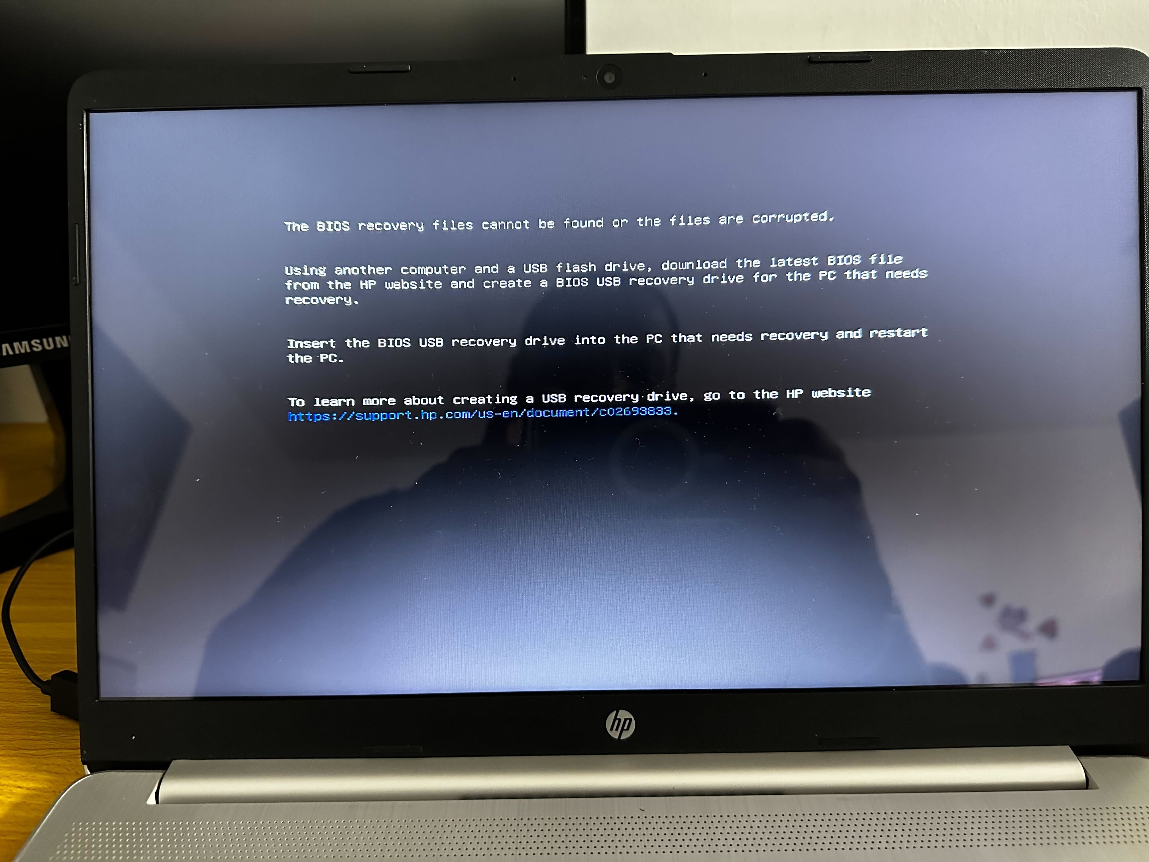 The Bios Recovery files cannot be found or the files are cor... - HP ...