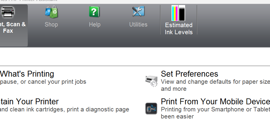 Printer 6430 printing only in blue color - HP Support Community - 8539255
