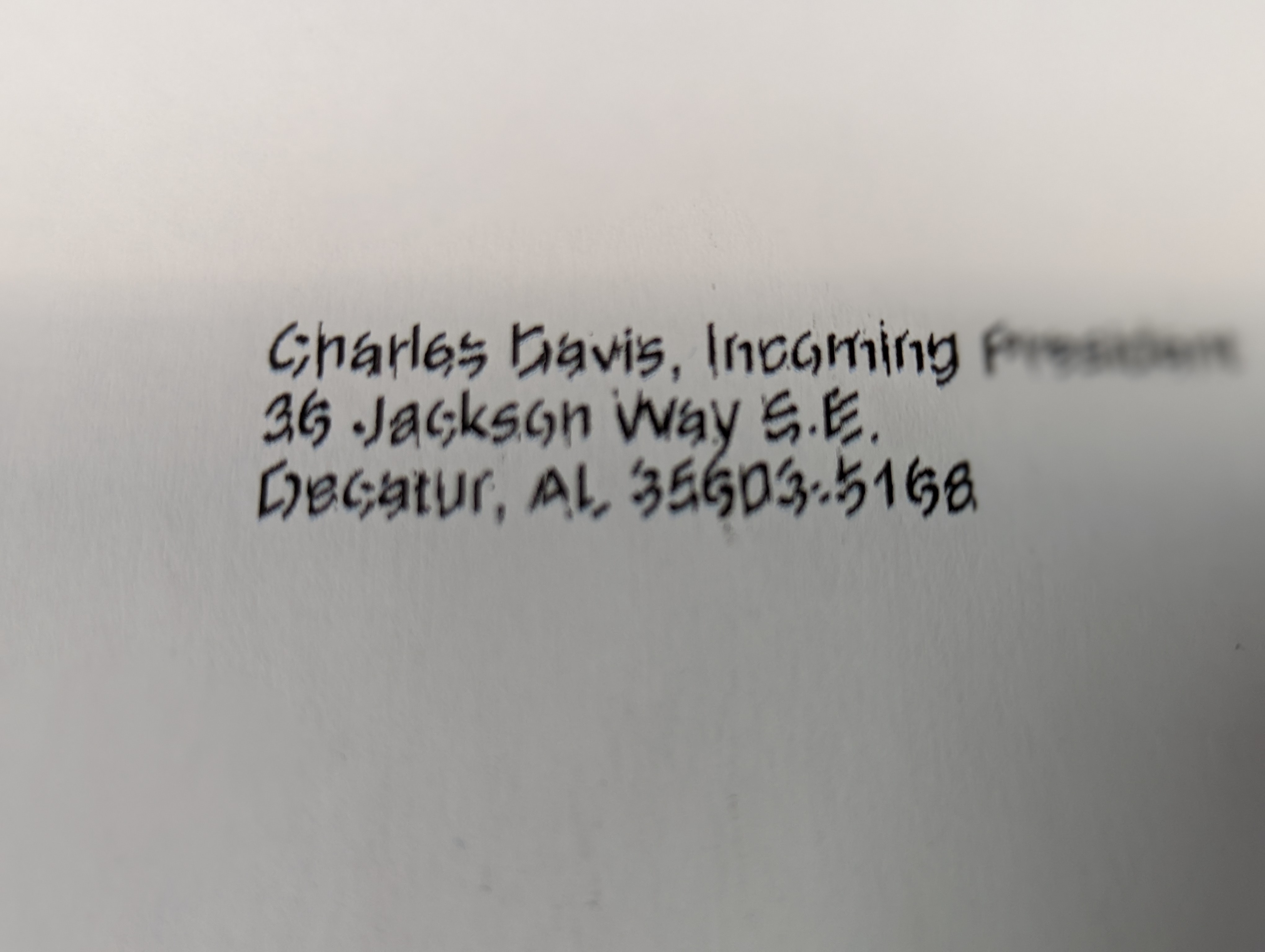 Misaligned font on an address box when printing out a #10 En... - HP ...