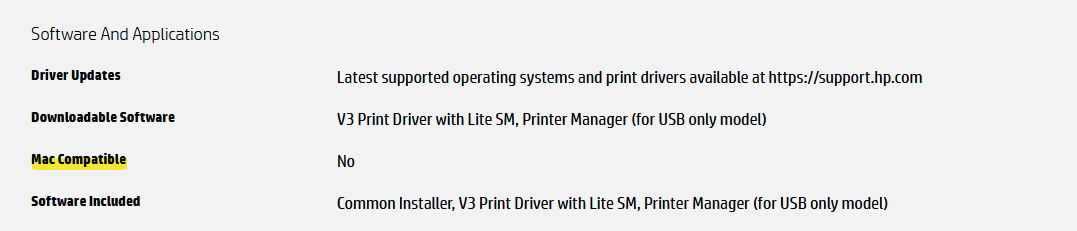 I am trying to find mac software for my printer hp laser 107... - HP ... I am trying to find mac software for my printer hp laser 107... - HP ...