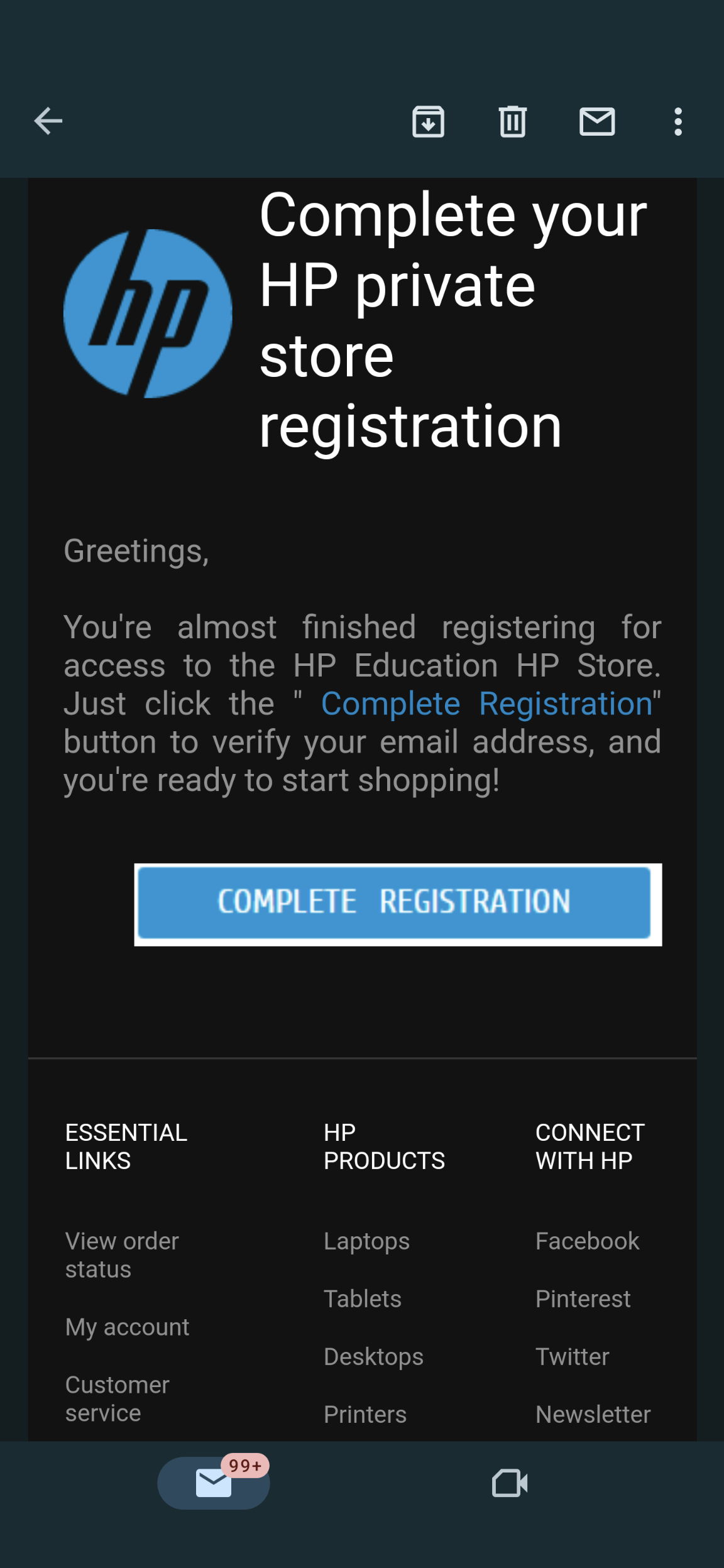 Problem with registering for Education Store - HP Support Community ...