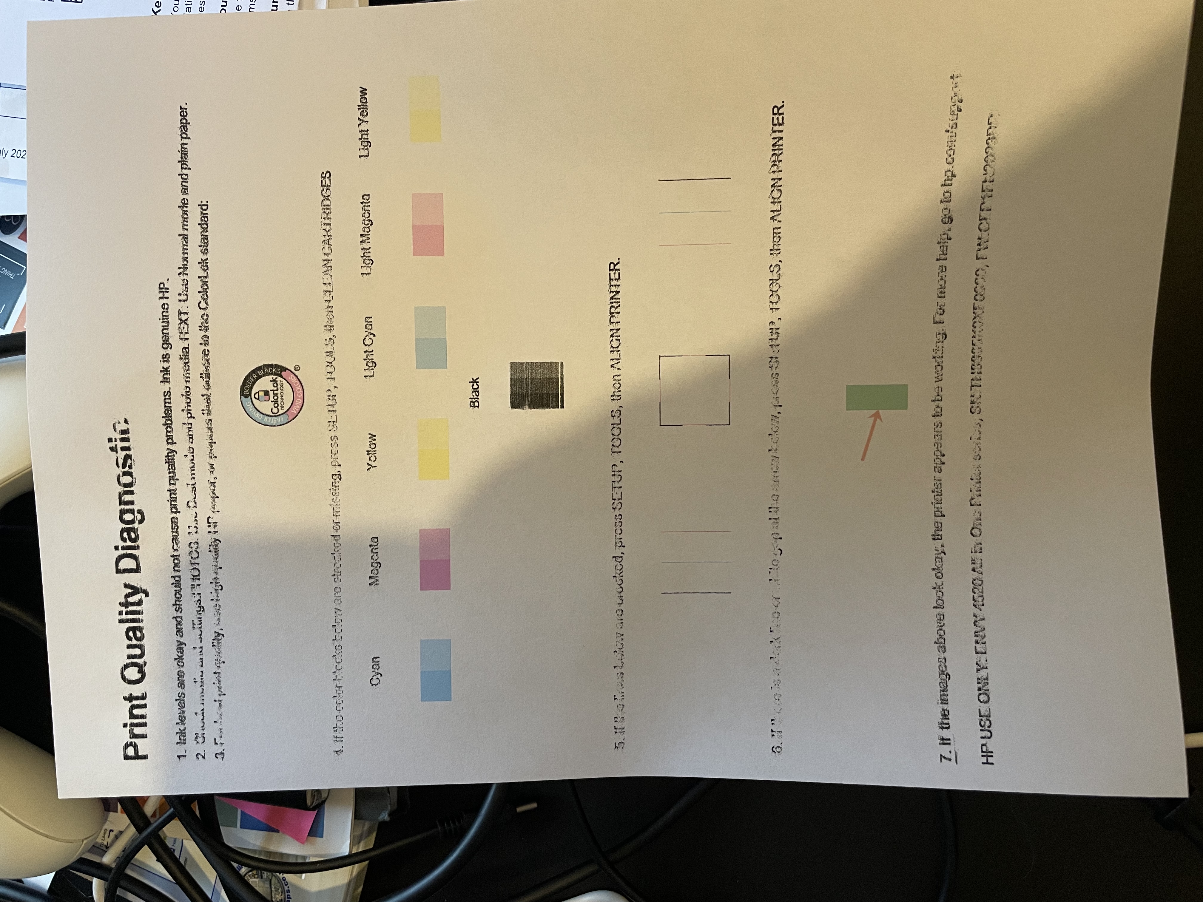 Poor sink Quality on New Cartridge - HP Support Community - 8548903