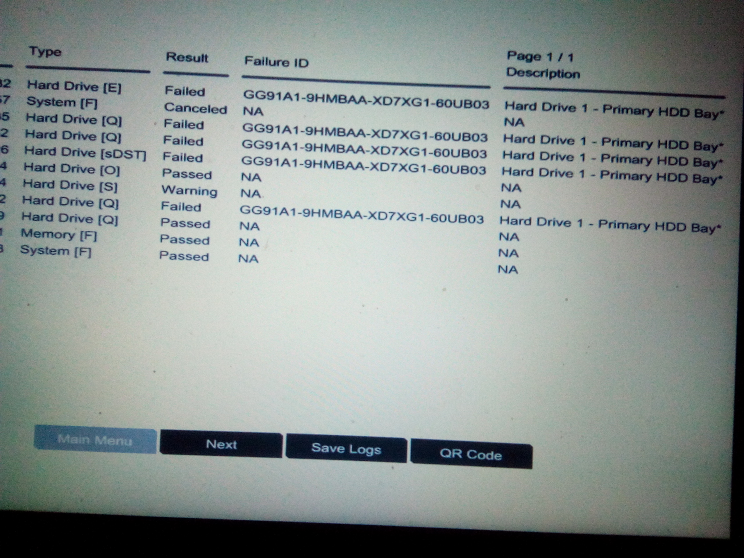Hard drive failed - HP Support Community - 8549304