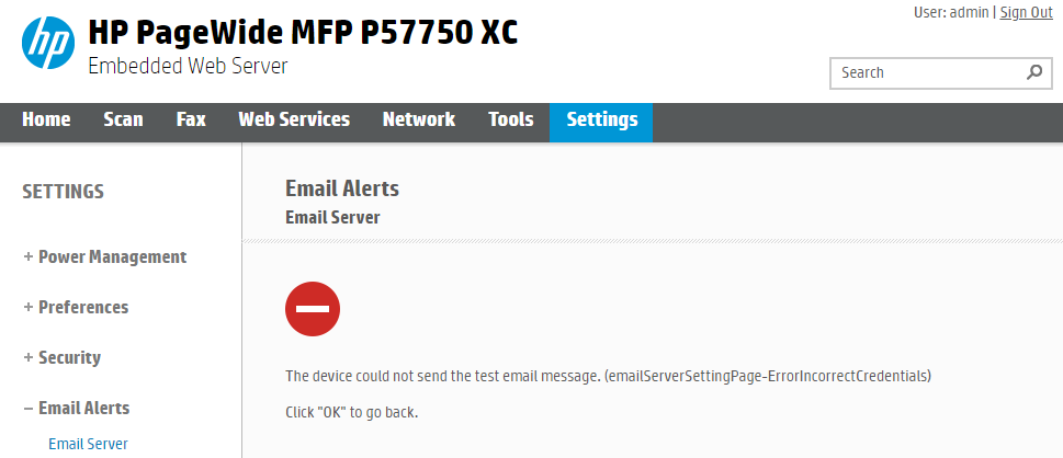 Solved: Scan to email using office 365 - HP Support Community - 8550627