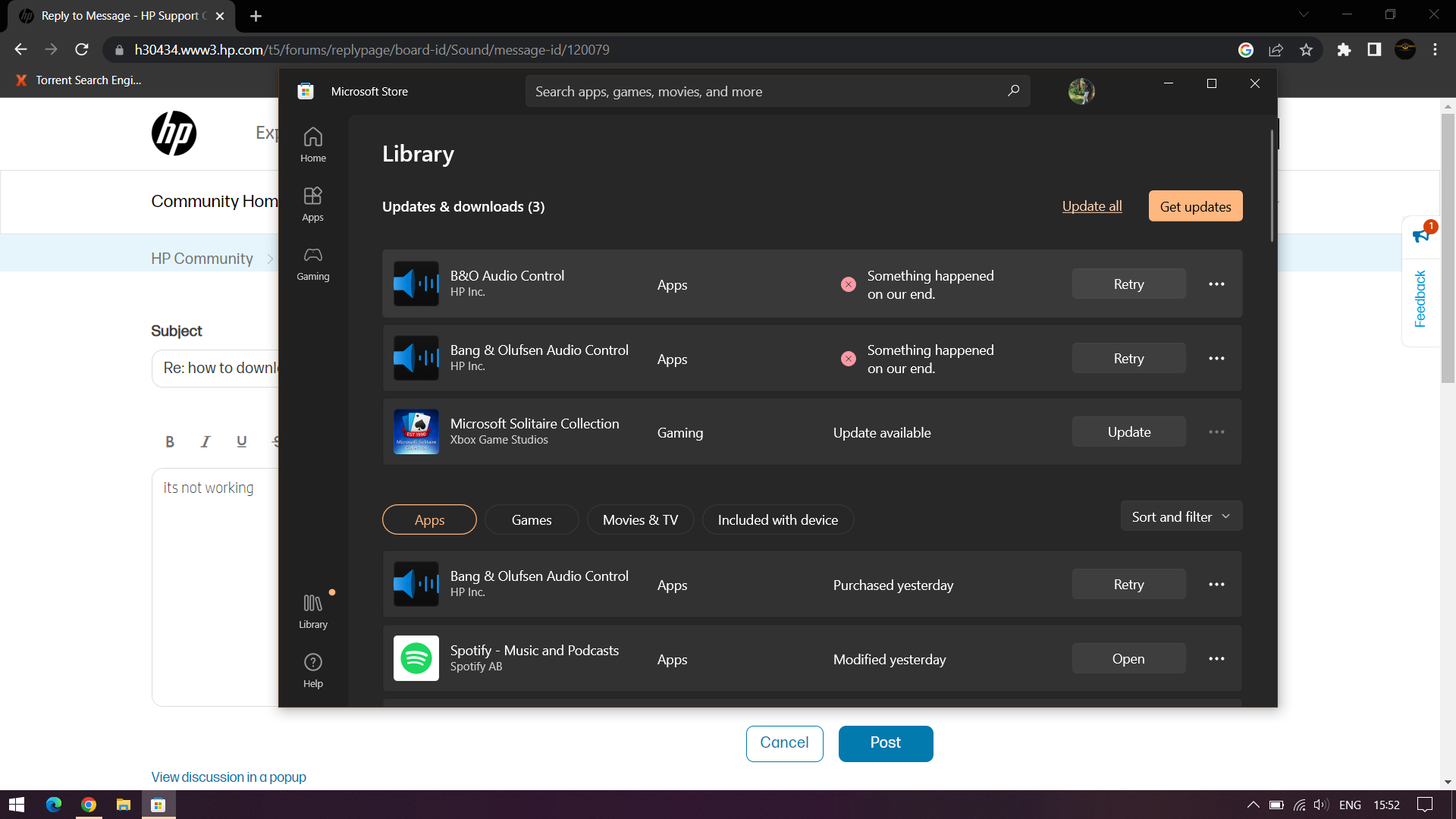 Solved: how to download B&O Audio control - HP Support Community - 8561220