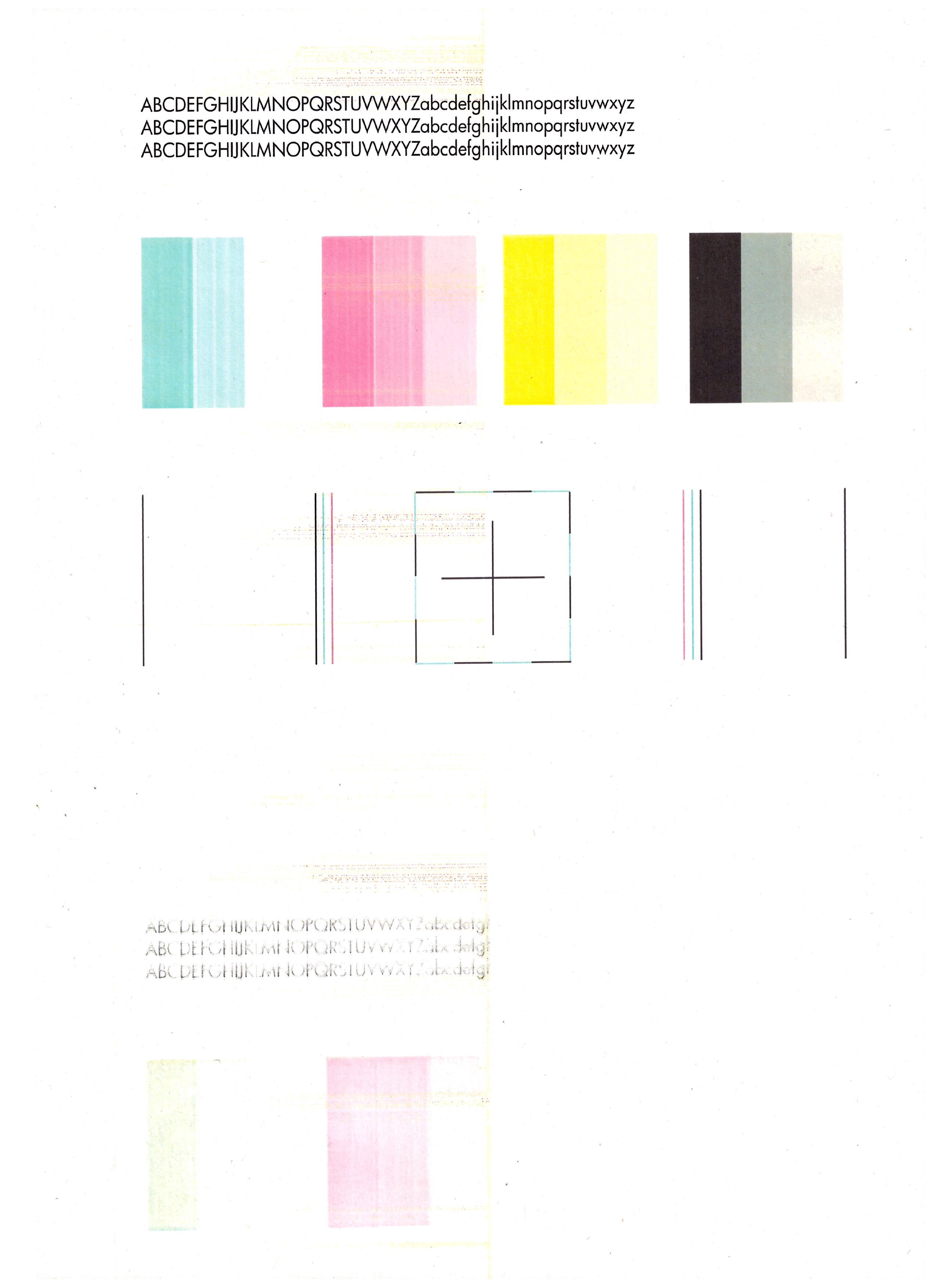 Solved: Poor print quality with a shadow printed on left side of the ...