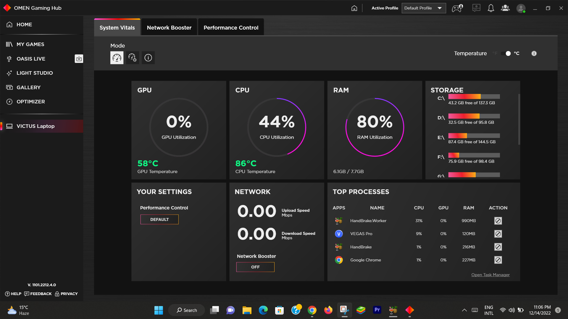 Solved: Temperature of HP Victus 15 - HP Support Community - 8565397