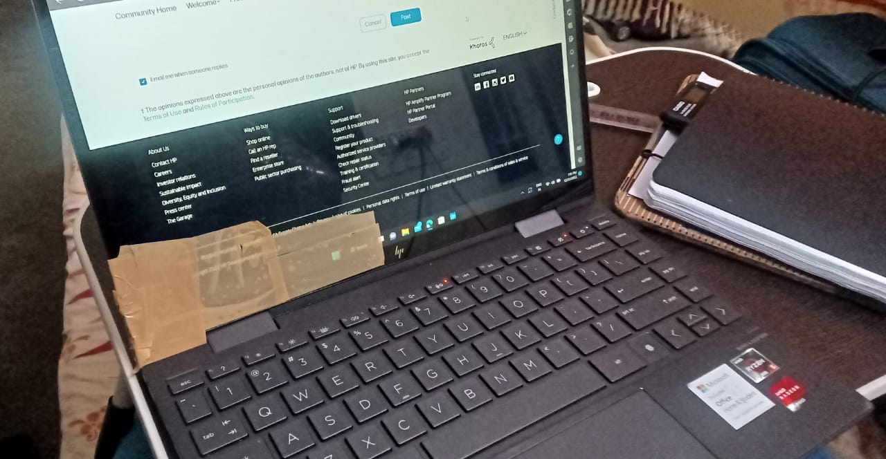 HP ENVYx360 hinge and screen crack - HP Support Community - 8571211