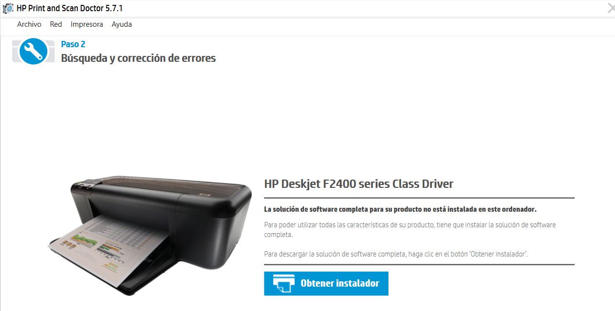 IMPRESORA FUERA DE LINEA - HP DESKJET 2400 - HP Support Community - 8575290