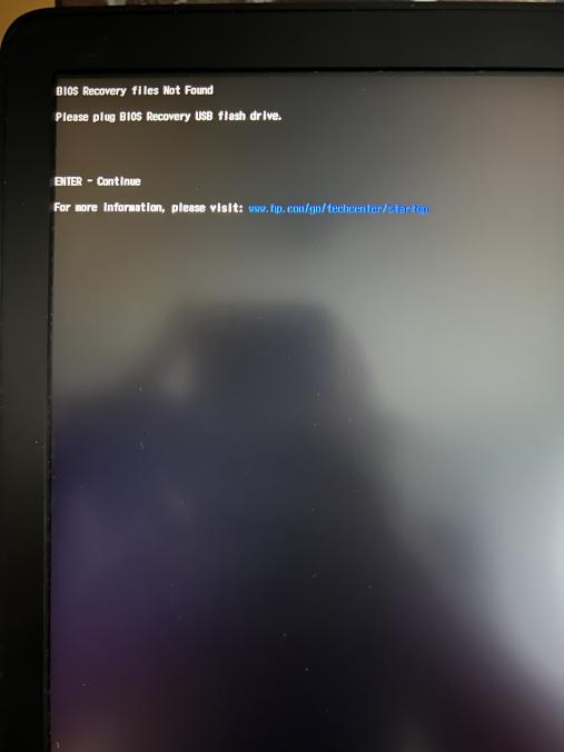 BIOS Recovery Files Not Found - HP Support Community - 8577413