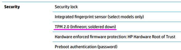 Tpm 2.0 enable - HP Support Community - 8576701