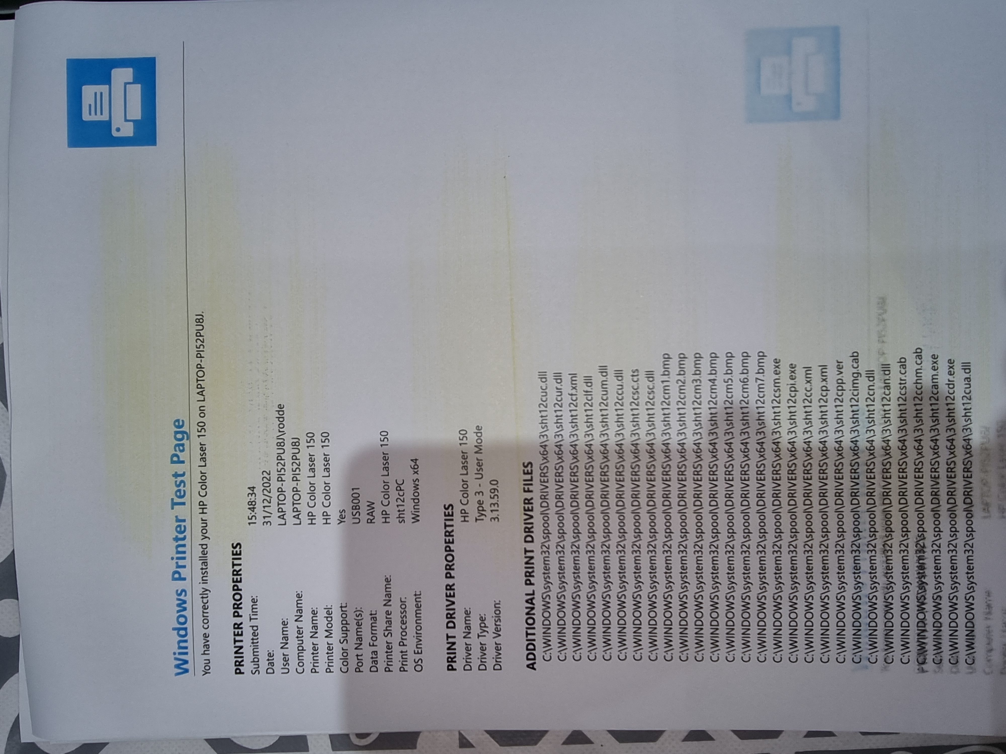 Solved: HP colour laser 150nw - HP Support Community - 8579956