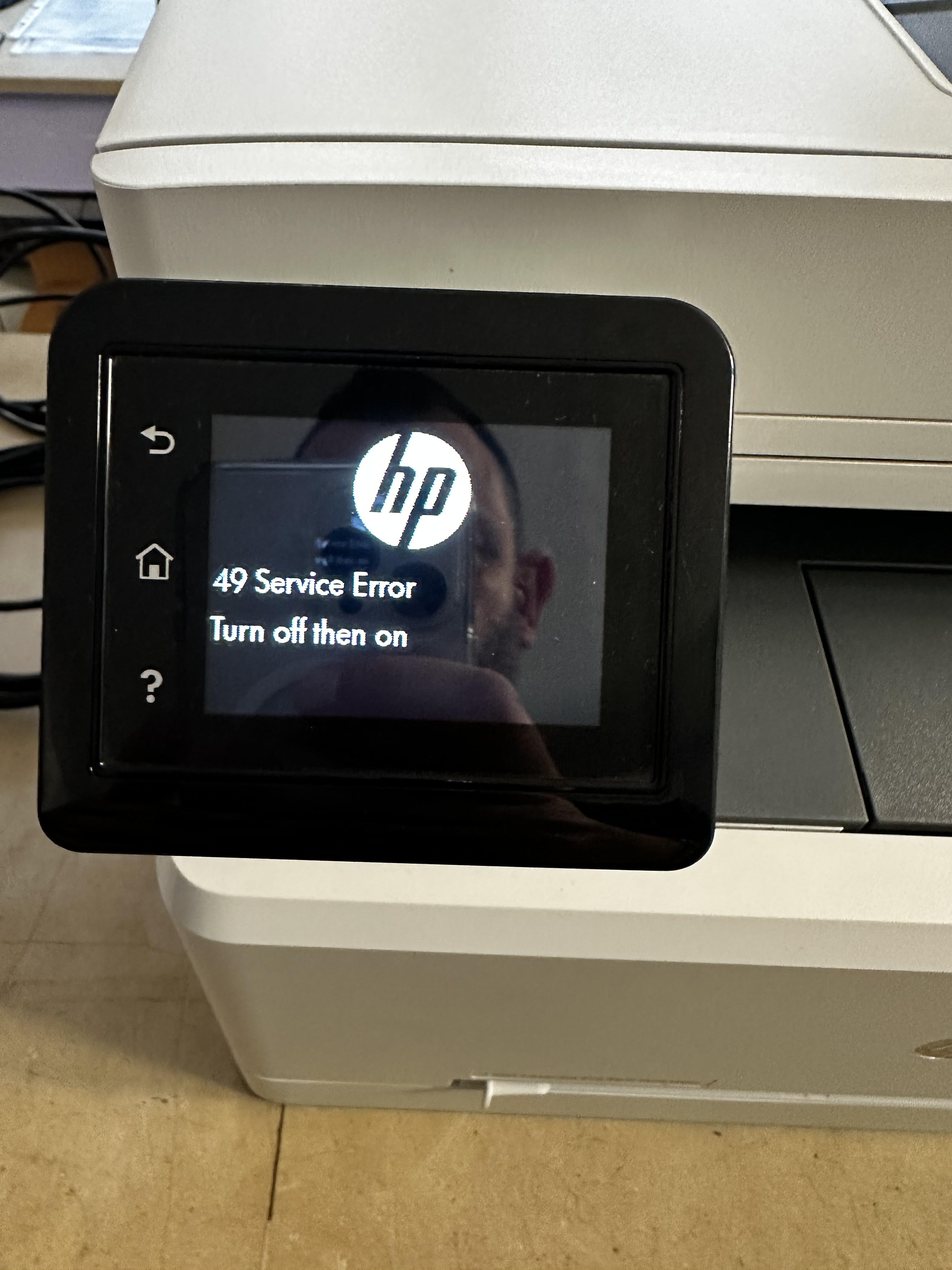 HP Color LaserJet Pro M281fdw error 49 - HP Support Community - 8582126