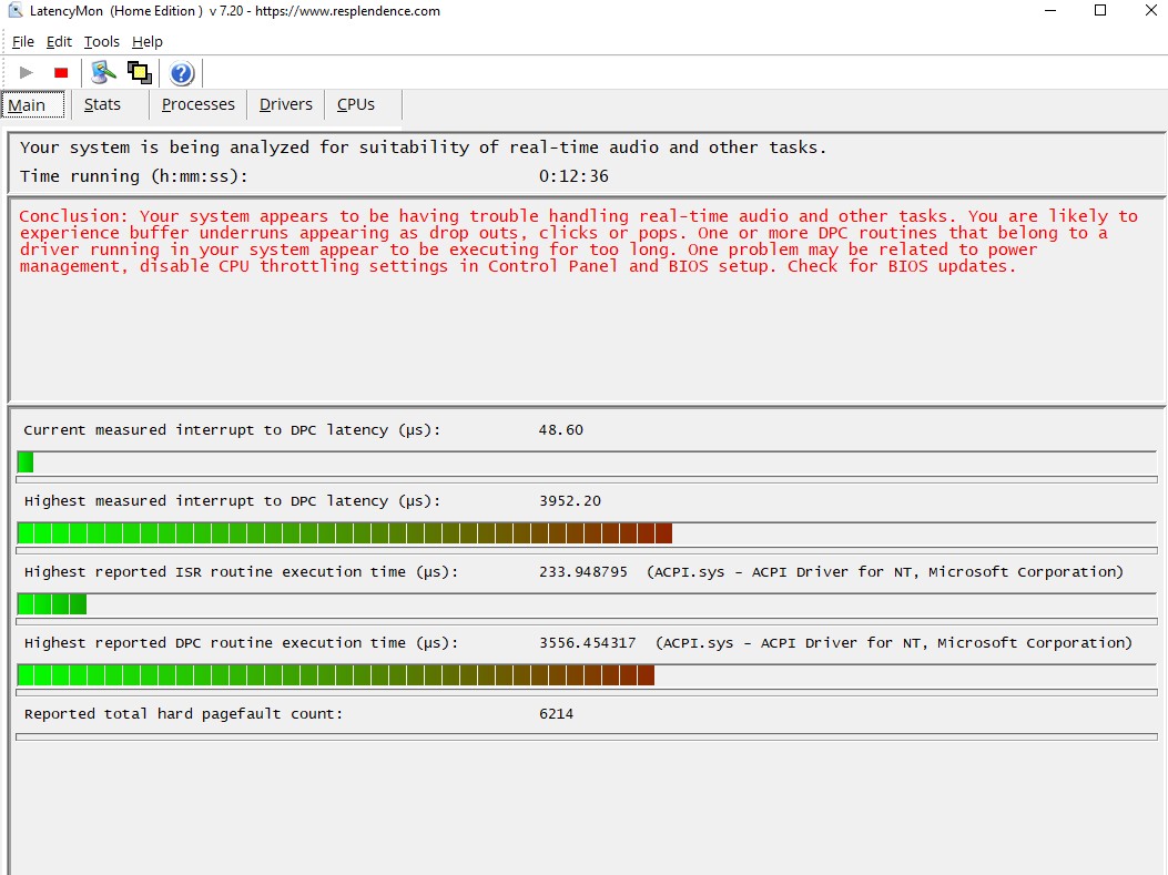 DPC Latency - HP Support Community - 8582384
