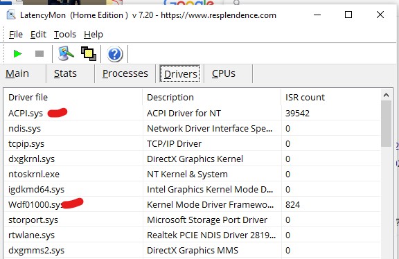 DPC Latency - HP Support Community - 8582384