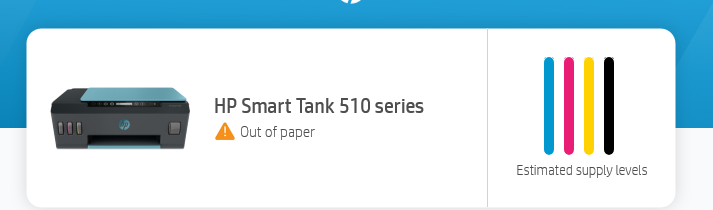 Estimated Ink level is not showing... - HP Support Community - 8582645