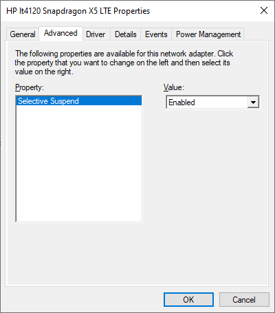 HP lt4120 Snapdragon X5 LTE configuration options - any manu... - HP ...