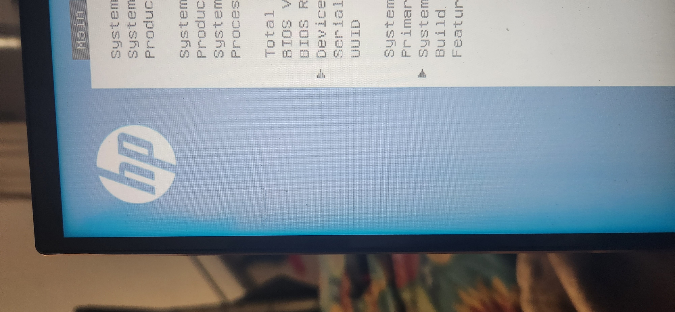 Screen has colored vertical lines and a hazy fog overlayed o... - HP ...