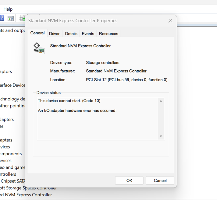 Standard NVM Express controller error - BIOS won't detect my... - HP ... Standard NVM Express controller error - BIOS won't detect my... - HP ...