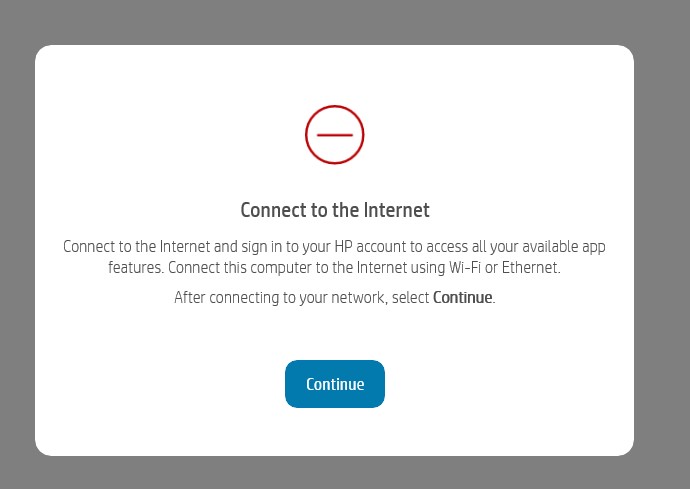 Why do I have to connect log into the HP to perform a simple... - HP ...