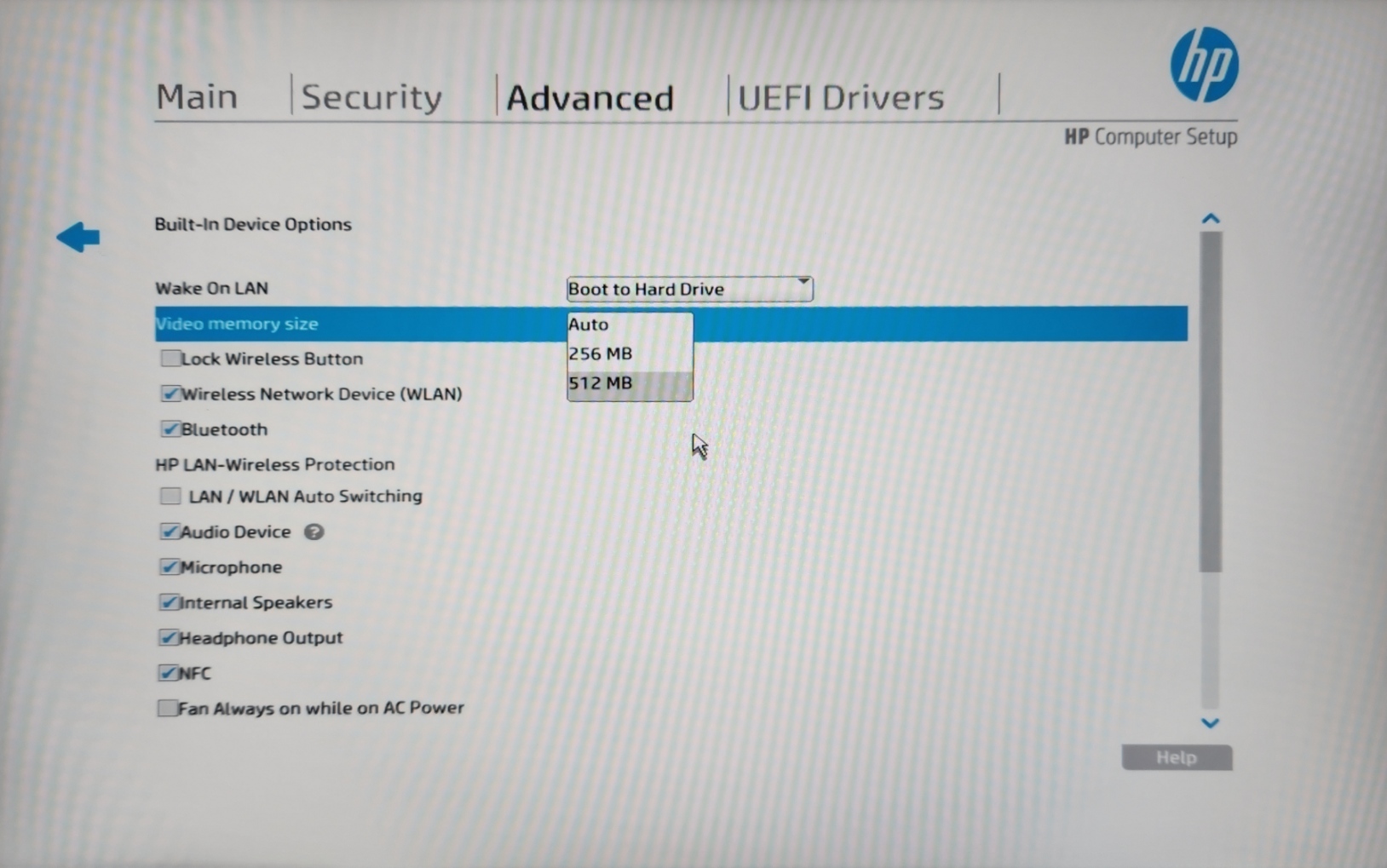 I can't increase VRAM for AMD Radeon - HP Support Community - 8597182