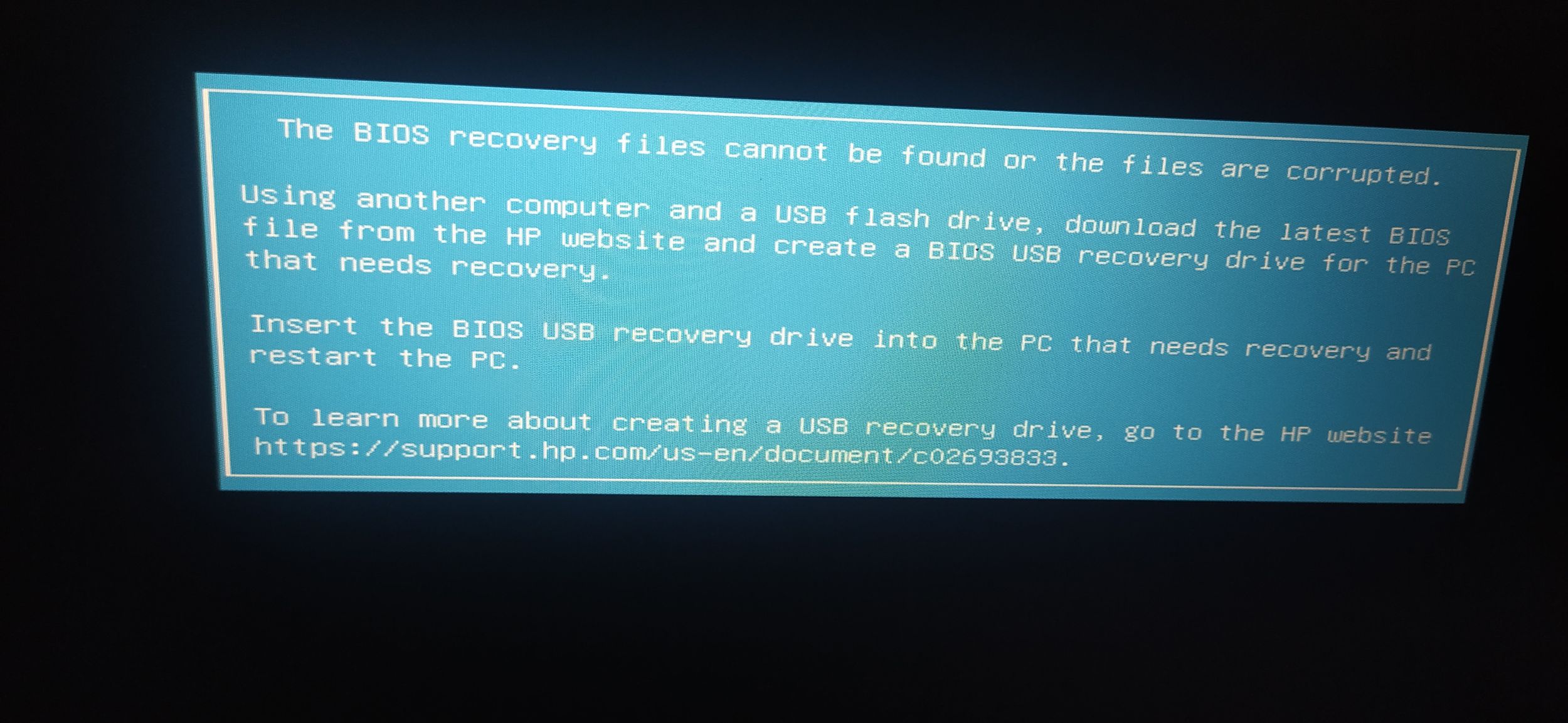 Bios Recovery How? - HP Support Community - 8597619